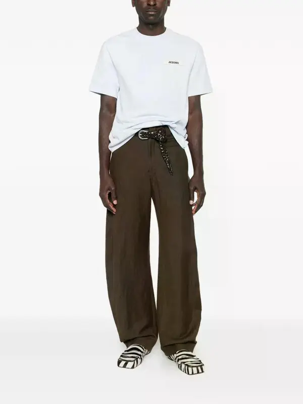 Jacquemus Logo-patch T-shirt - Blue