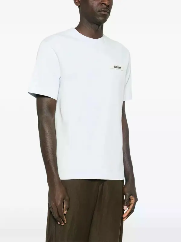 Jacquemus Logo-patch T-shirt - Blue