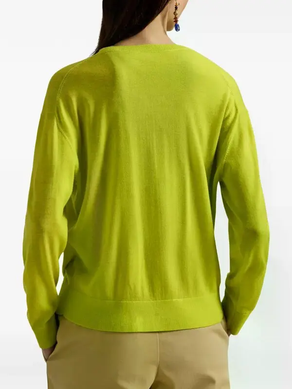 Polo Ralph Lauren Merino V-neck Sweater - Green