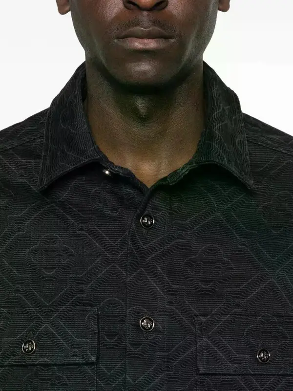 Casablanca Monogram Denim Shirt