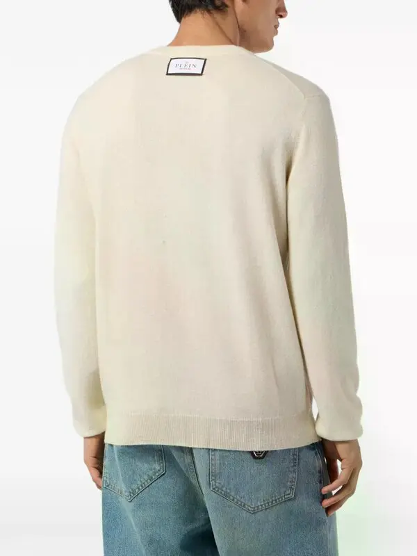 Philipp Plein Jacquard Hexagon Cashmere Knitwear