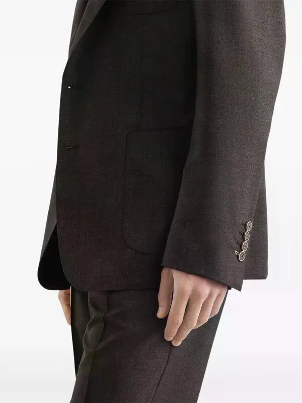 Dolce & Gabbana Single-breasted Blazer With Logo Detail