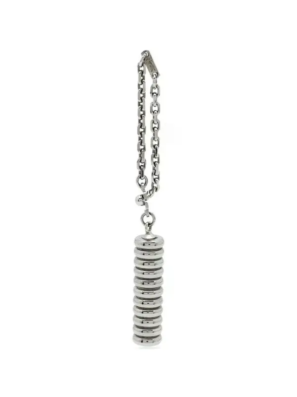 Saint Laurent Tone Keychain - Silver