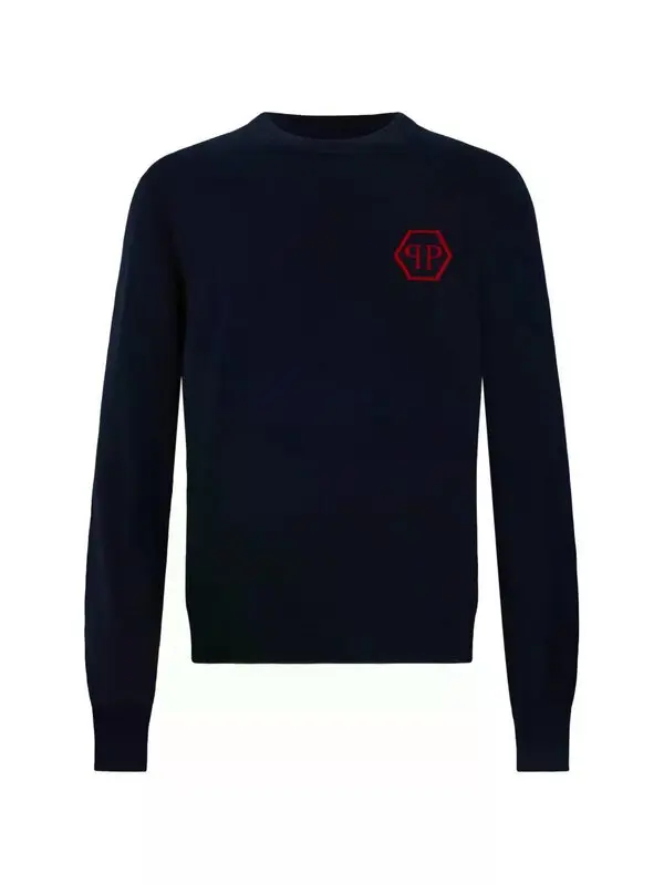 Philipp Plein Jacquard Hexagon Knitwear