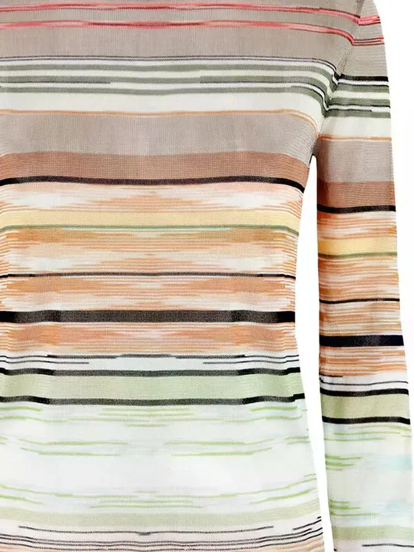 Missoni Striped Crew-neck Sweater - Neutrals