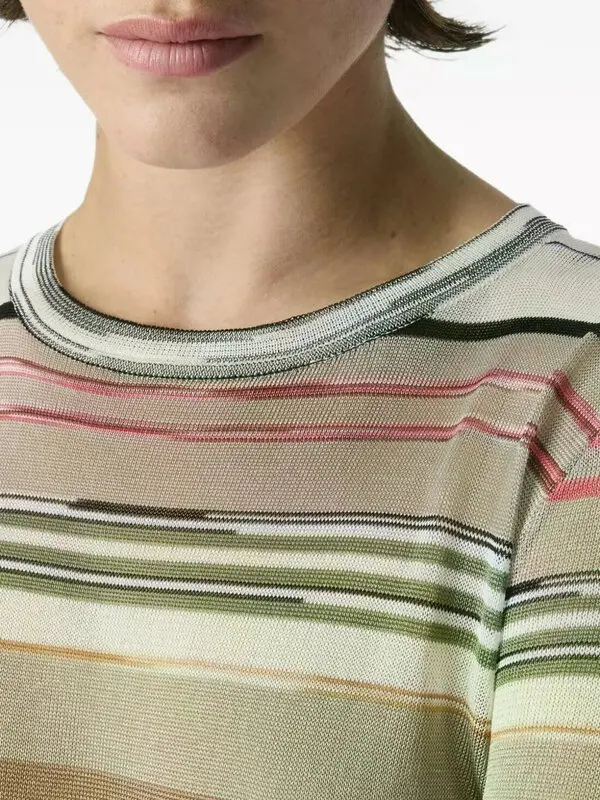 Missoni Striped Crew-neck Sweater - Neutrals