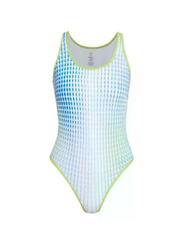 Casablanca Cut-out One-piece Swimsuit - White