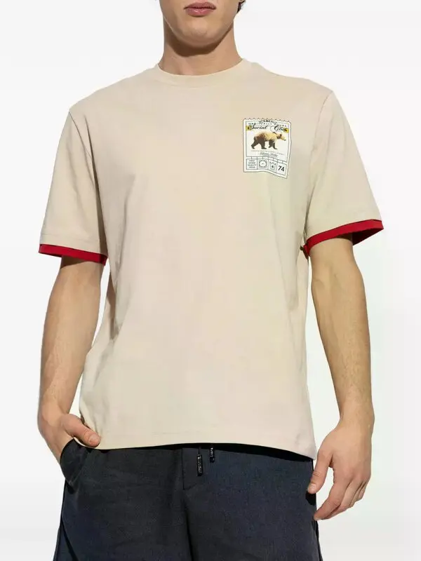 Iceberg Printed Ringer T-shirt