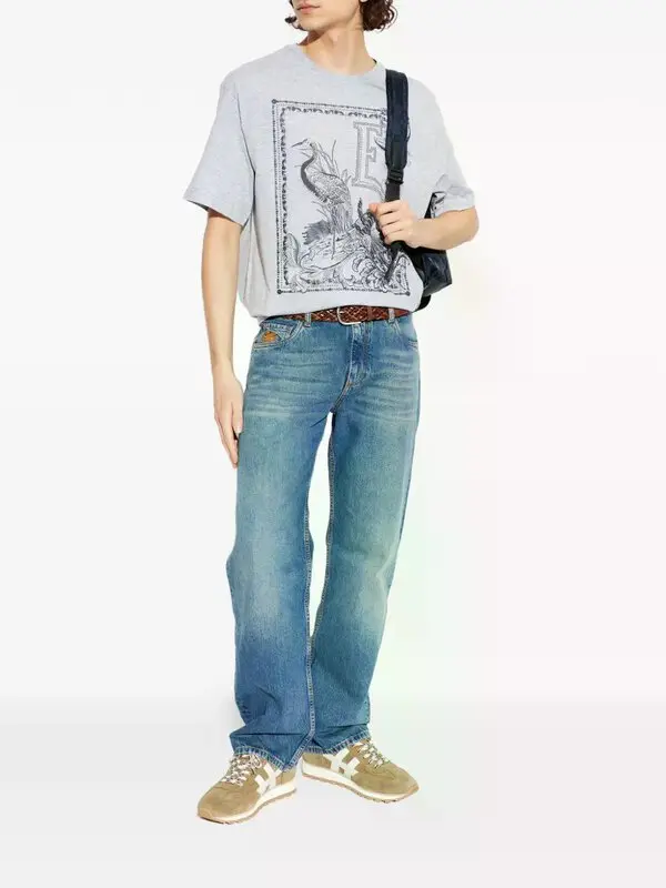 Etro Graphic-print T-shirt - Grey