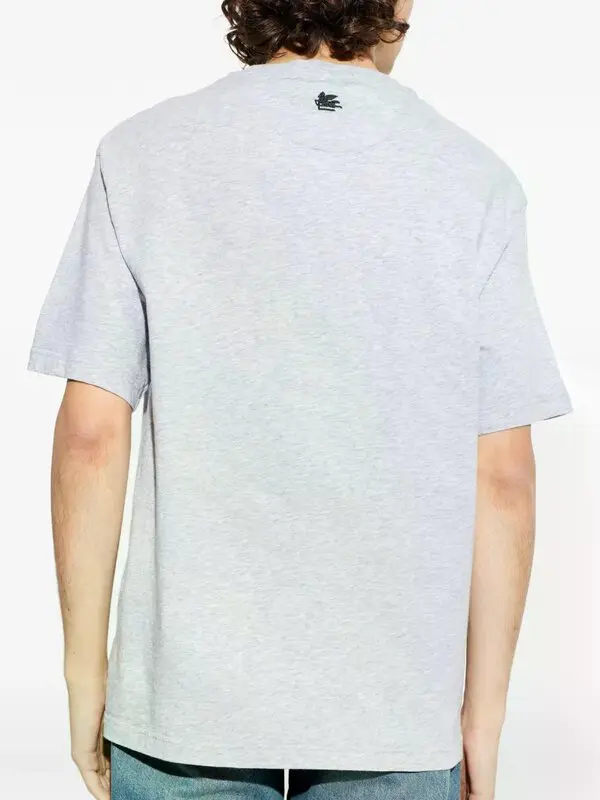 Etro Graphic-print T-shirt - Grey