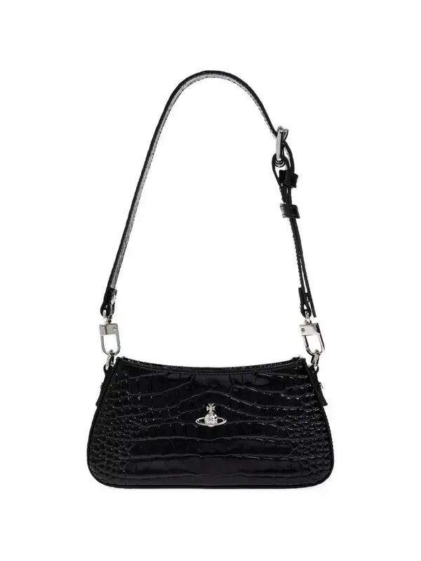 VIVIENNE WESTWOOD Embossed Orb Detail Tote Bag - Black