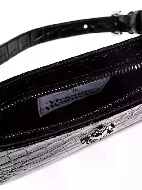VIVIENNE WESTWOOD Embossed Orb Detail Tote Bag - Black