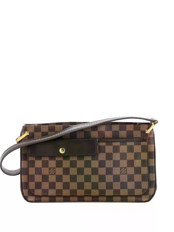 LOUIS VUITTON Aubagne Damier Shoulder Bag - Brown