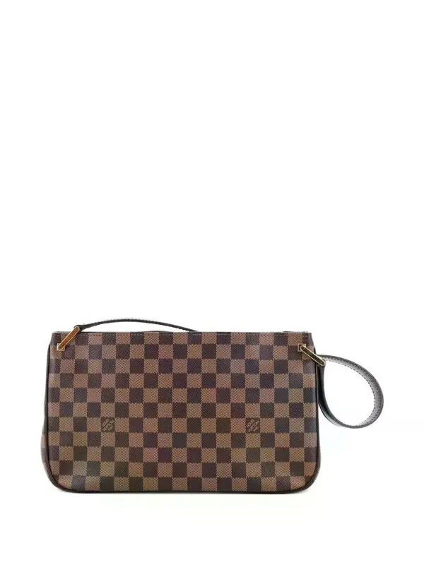 LOUIS VUITTON Aubagne Damier Shoulder Bag - Brown