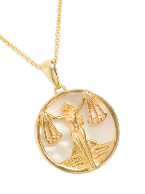 FREYA ROSE Libra Zodiac Pendant Necklace