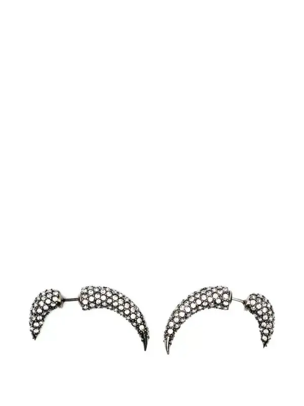 LEONARDO VALENTINI Angel Stone Earrings - Silver