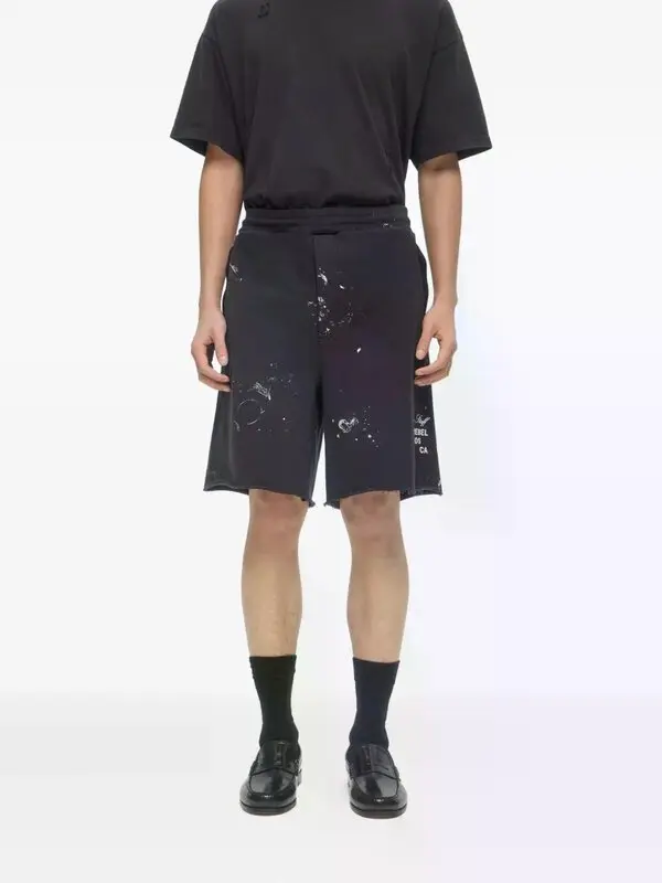 DOMREBEL Paint-splatter Sweatshorts
