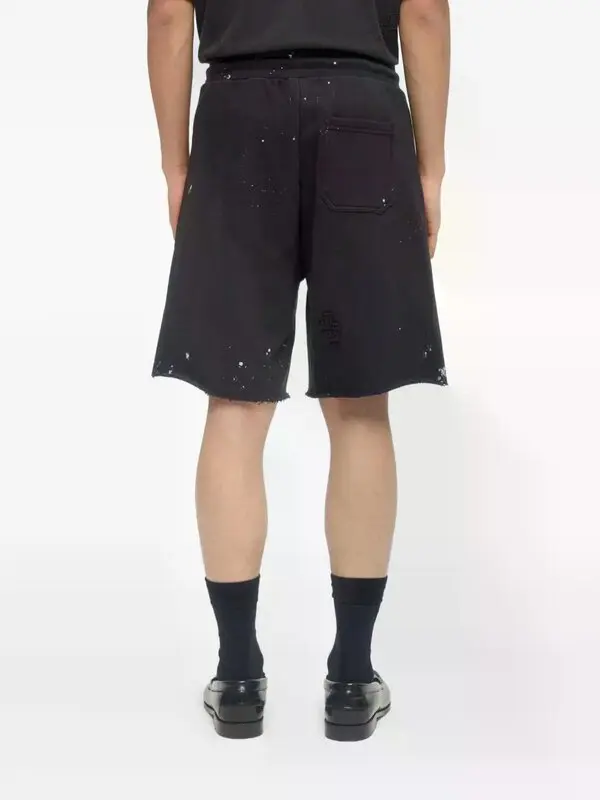 DOMREBEL Paint-splatter Sweatshorts