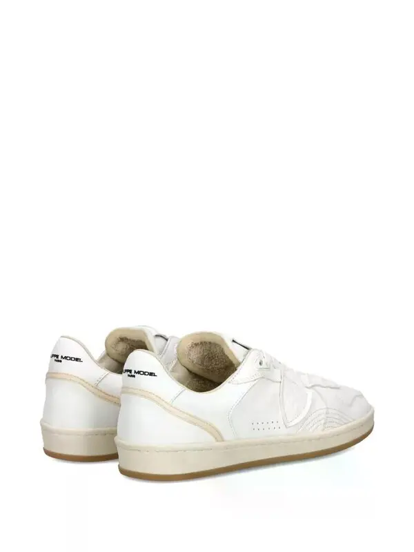 Philippe Model Perforated Leather Sneakers - White