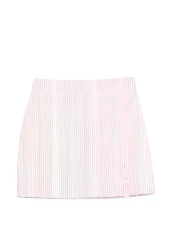 ROWEN ROSE Striped Mini Skirt