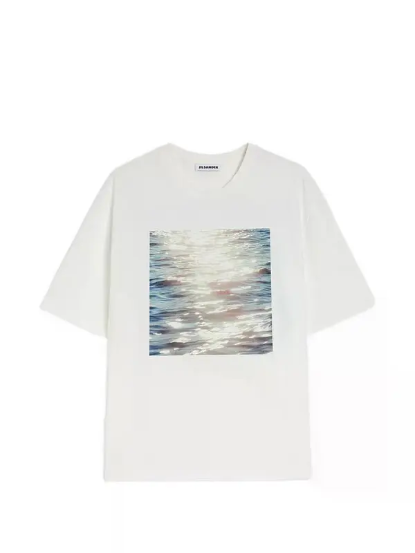 JIL SANDER Cotton Crew-neck T-shirt - White