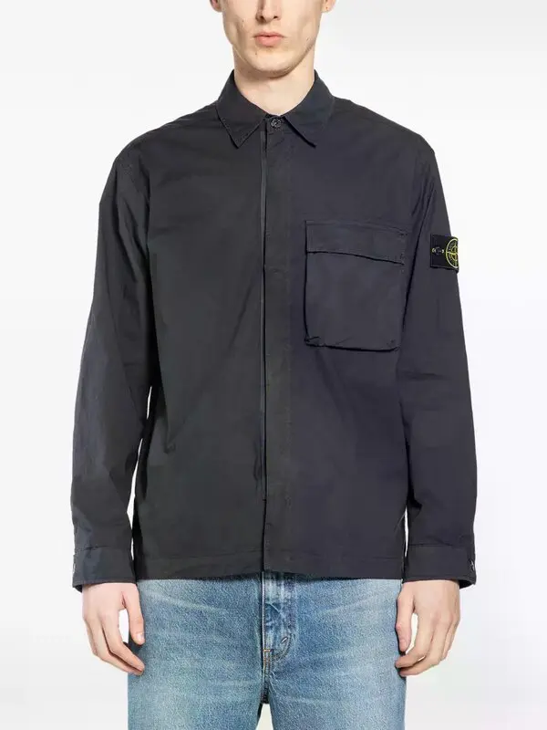 Stone Island Chest-pocket Shirt - Blue