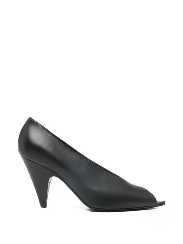 SERGIO ROSSI Peep-toe Heel Pumps