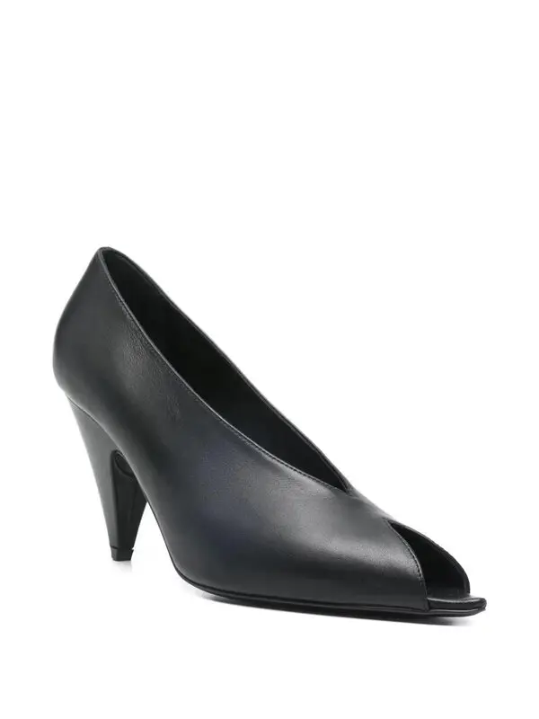SERGIO ROSSI Peep-toe Heel Pumps
