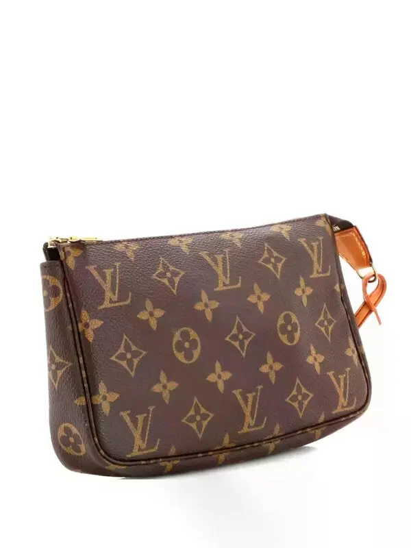 LOUIS VUITTON Monogram Canvas Pochette Accessoires - Brown
