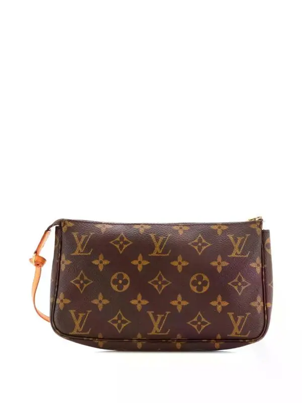 LOUIS VUITTON Monogram Canvas Pochette Accessoires - Brown