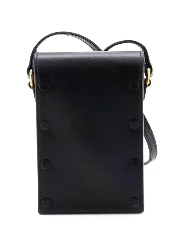Gucci Horsebit 1955 Leather Mini Crossbody Bag - Black