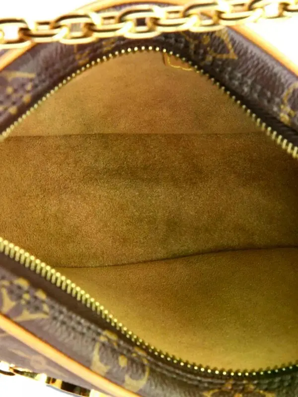 LOUIS VUITTON Loop Handbag Monogram Canvas Hobo Bag - Brown