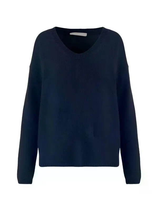 ALLUDE Ribbed Sweater - Blue