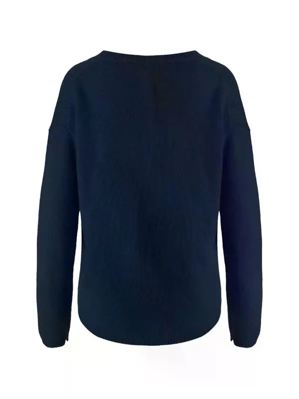 ALLUDE Ribbed Sweater - Blue