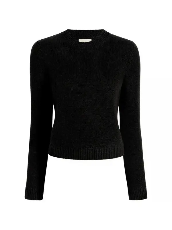Khaite Leta Crewneck Knitwear - Black