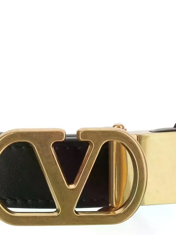 Valentino Garavani Vlogo Reversible Belt - Black
