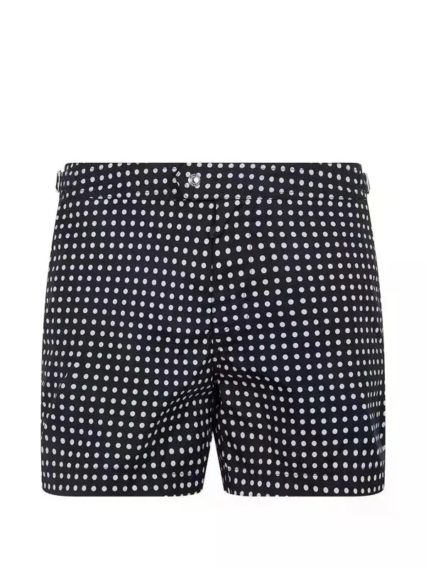 TOM FORD Polka Dot Swim Shorts - Blue