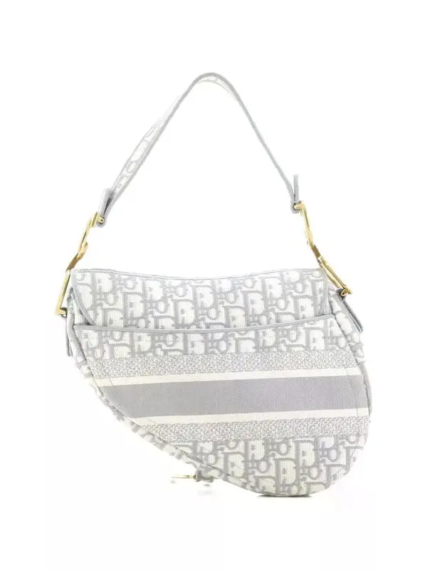 Dior Saddle Handbag Oblique Canvas Medium