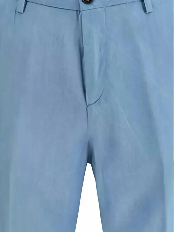 CRUNA Flat Front Trousers - Blue
