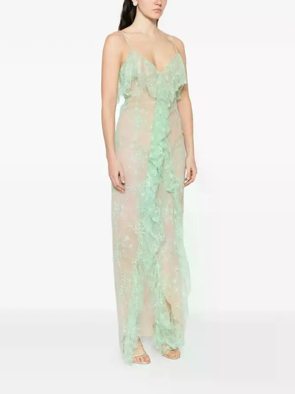 blumarine green dress RARE Vintage Blumarine Blugirl Green Dress (S) – Ciao Kasia main image 1