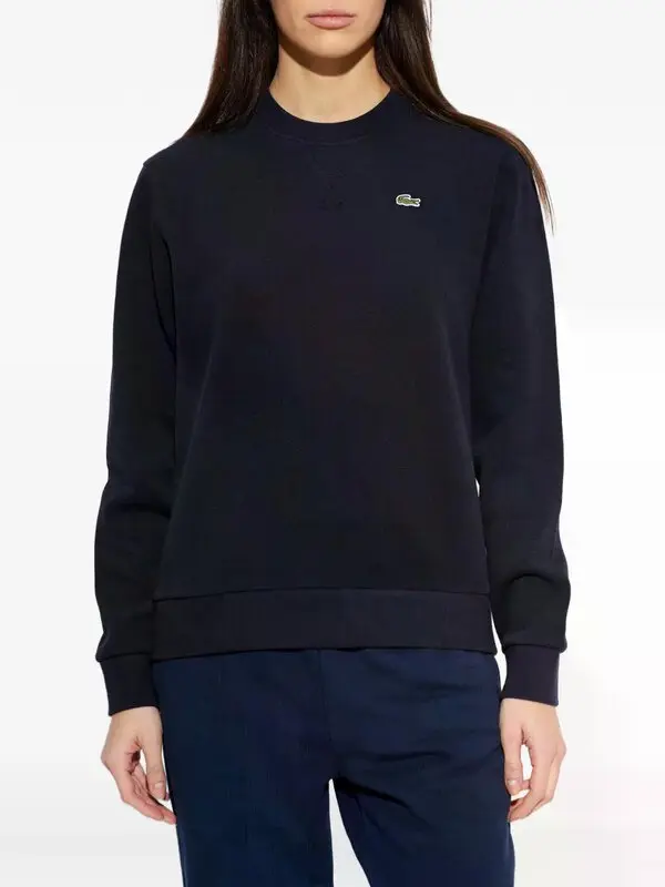 Lacoste Logo Crew-neck Sweatshirt - Blue