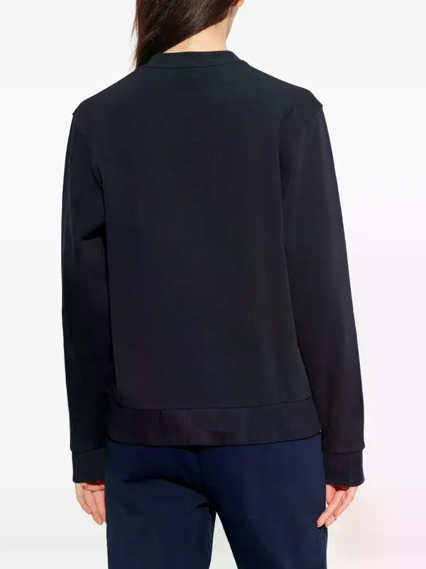 Lacoste Logo Crew-neck Sweatshirt - Blue