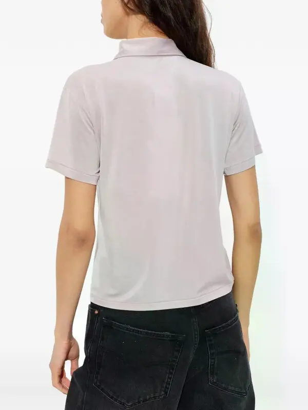 MAISON MARGIELA Buttoned Polo Top - Grey