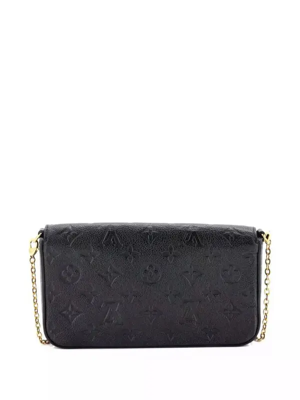 LOUIS VUITTON Felicie Pochette Monogram Empreinte Leather Crossbody Bag