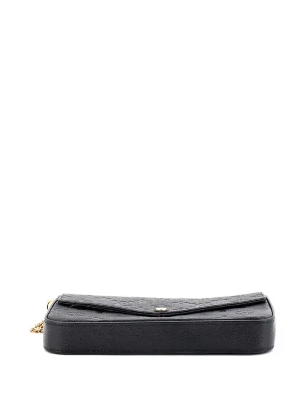 LOUIS VUITTON Felicie Pochette Monogram Empreinte Leather Crossbody Bag