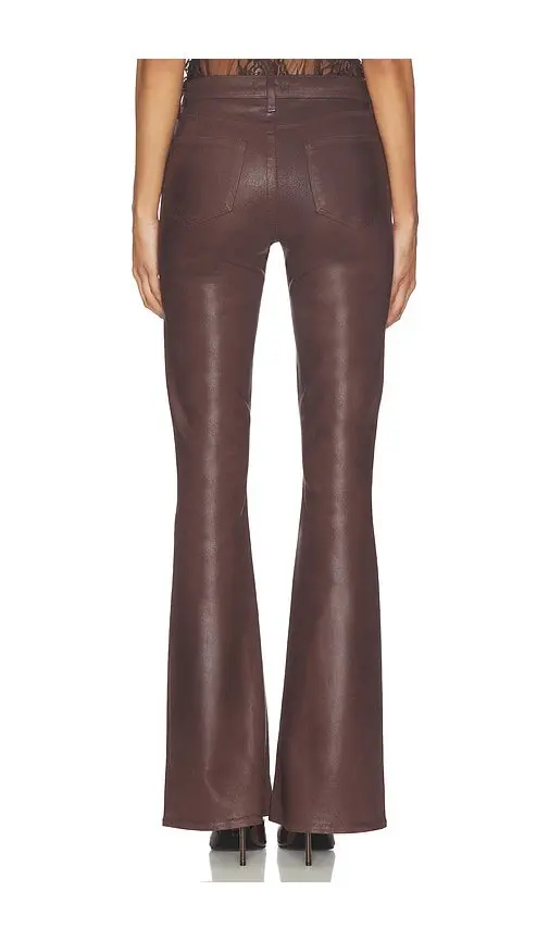 L'Agence Marty High Rise Flare Jeans - Chocolate