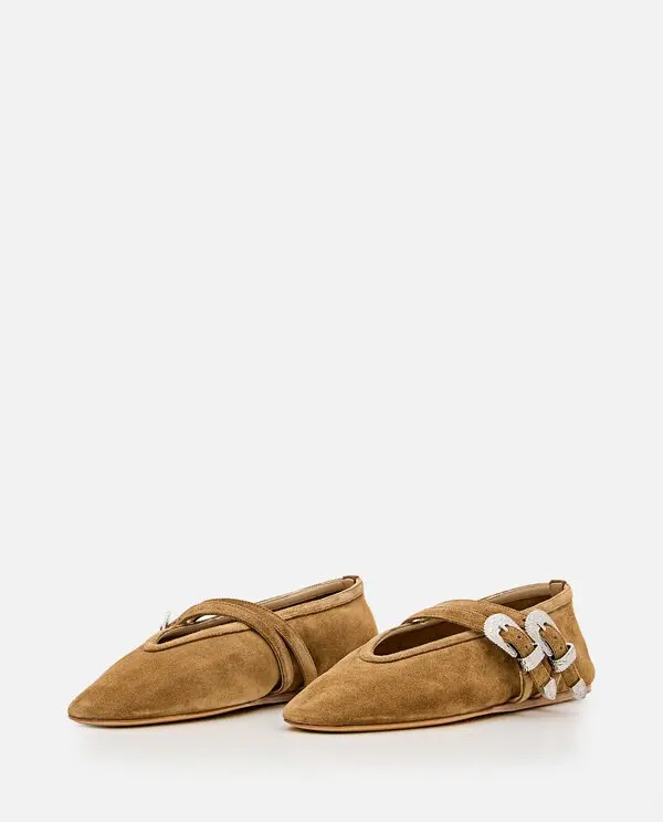 Le Monde Beryl Ballet Flats - Marrone