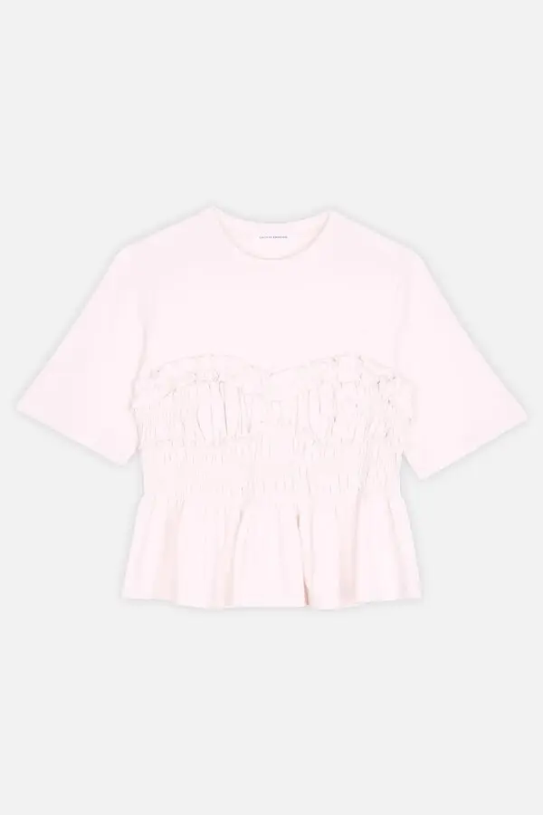 Cecilie Bahnsen Vilde Jersey T-shirt - Rose