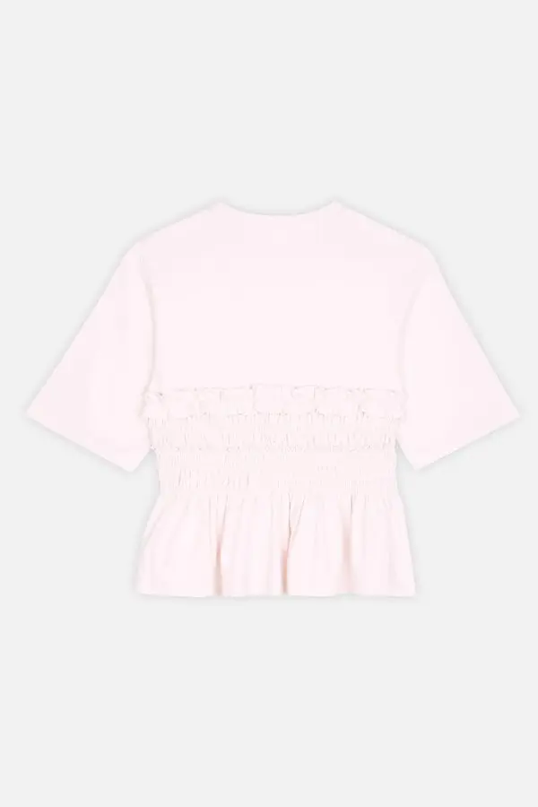 Cecilie Bahnsen Vilde Jersey T-shirt - Rose