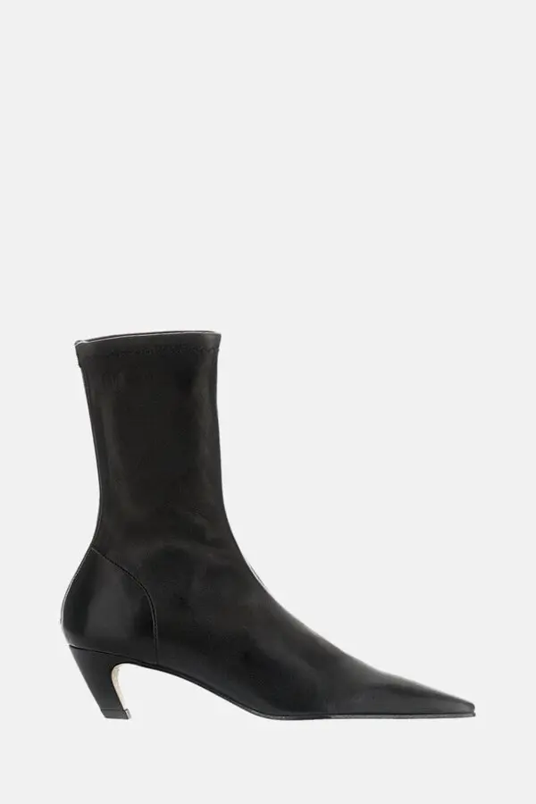 Khaite Arizona Ankle Boot - Black